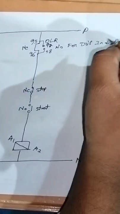 How To Drawing Dol Stater Power Ckt Drawing Youtube