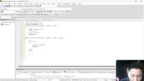 Program Mencari Permutasi Menggunakan String Youtube