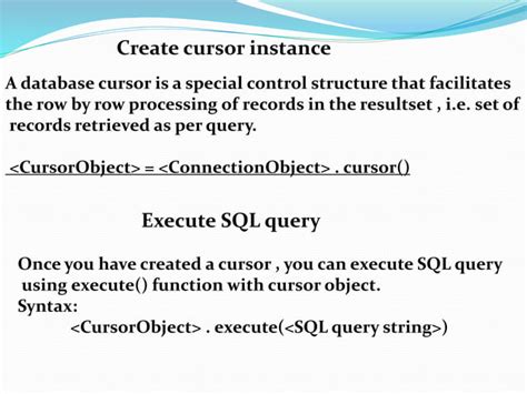 Interface With Mysql Pptx