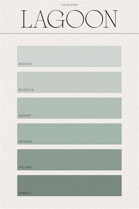 Color Story Lagoon Color Palette Design Color Design Inspiration Pantone Colour Palettes