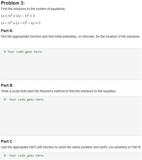 Solved Problem Find The Solutions To The Equation Chegg Com