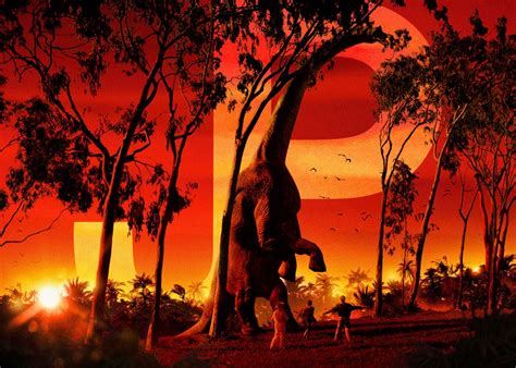 Jurassic Park Sunset Poster By Jurassic World Displate