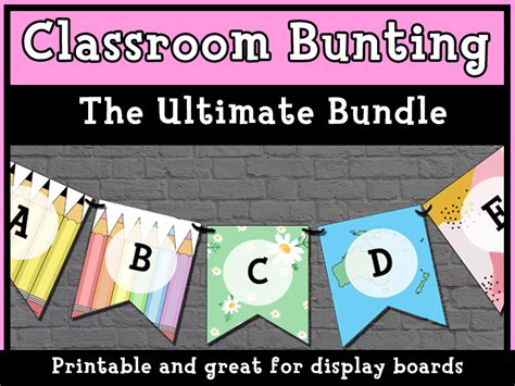 Classroom Bunting Bundle Teaching Resources