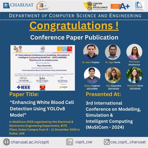 Charusat Cspit Researchexcellence Aiinhealthcare Innovation