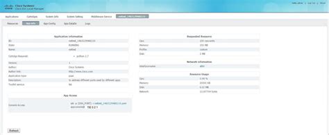 Configure App Console Access For Cisco Iox Cisco