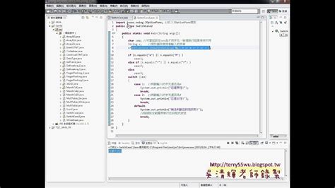 01 運算子與流程控制java物件導向設計 吳老師 youtube