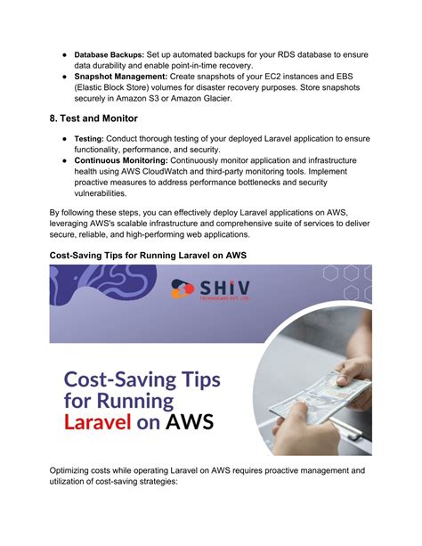Ppt Deploying Laravel On Aws Best Practices For Australian Teams Powerpoint Presentation Id