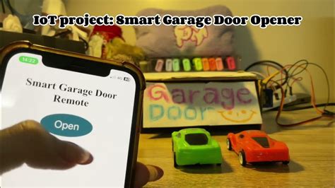 Iot Project Smart Garage Door Opener Using Esp32 And Web Server Youtube