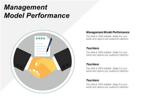Management Model Performance Ppt Powerpoint Presentation Layouts Brochure Cpb