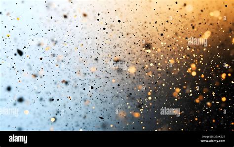 Representation Of Airborne Particulate Matter Pm25 Depicted As A Field Of Small Dots Against A