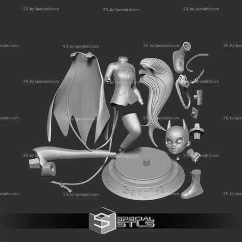 Batgirl Stylized STL Files SpecialSTL