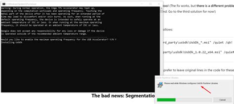 Coral Usb Inference Not Working On Windows 10 Valueerror Failed To Load Delegate From Edgetpu