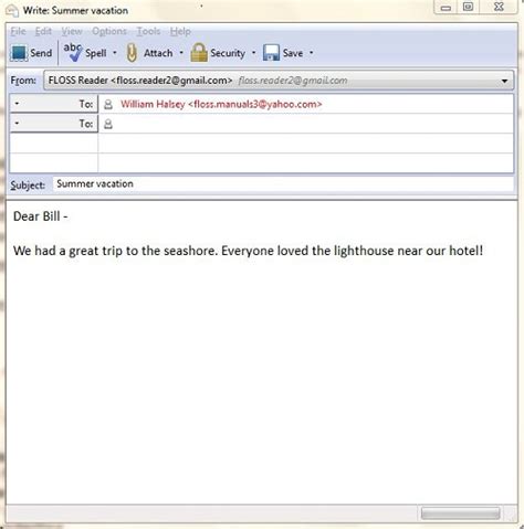 Email Format Sample Format Email Slim Image