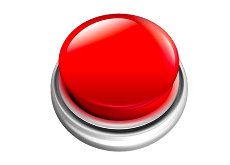 Hd Png Realistic Blue Push Button Big Dome Citypng