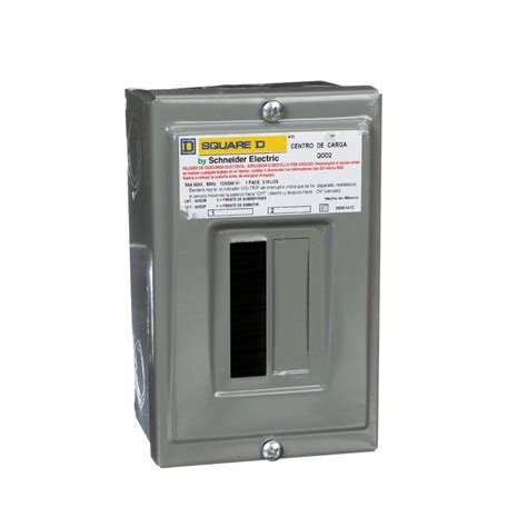 Centro De Carga Qod Zapatas Principales 50 A 1f 3h 2sp Nema 1 De