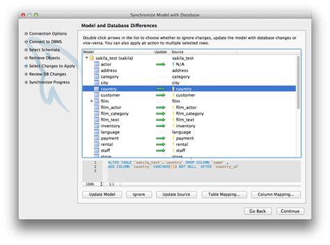 MySQL MySQL Workbench Model Synchronization Improvements