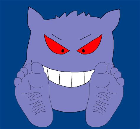 Gengars Humanoid Feet Tease By Justa Browser On Deviantart