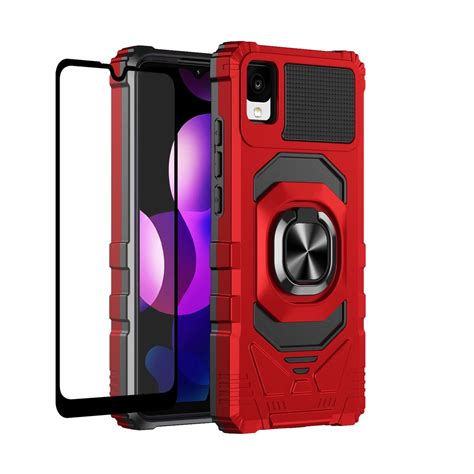SPY Case For TCL A A DL TCL A TCL ION Z Case With Tempered Glass Screen Protector