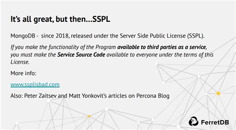 The Current State Of Mongodb Alternatives Ferretdb