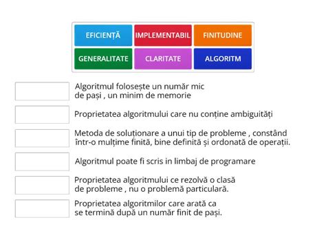 ProprietĂȚile Algoritmului Match Up ProprietĂȚile Algoritmului Match Up