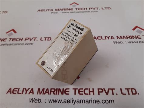 electromatic s system sm 170 380 3 phase sequence voltage relay 3 380