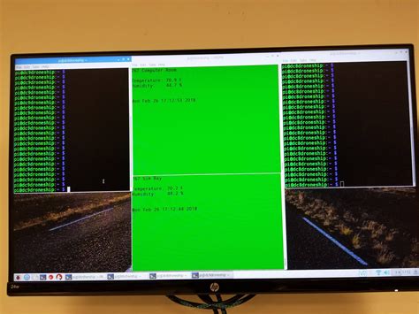 raspberry pi temperature monitor in progress raspberry pi