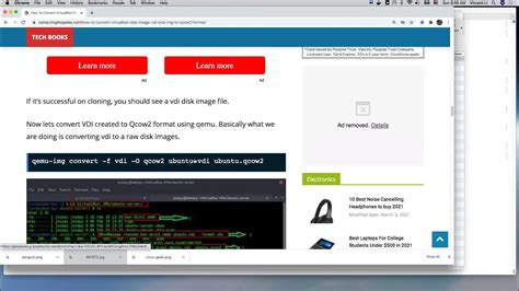 How To Convert Virtualbox Vdi Image To Qcow2 Youtube