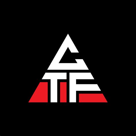 Ctf Triangle Letter Logo Design With Triangle Shape Ctf Triangle Logo Design Monogram Ctf