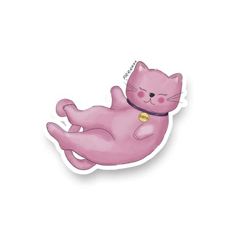 Karma Cat Single Sticker