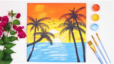 Easy Beach Painting