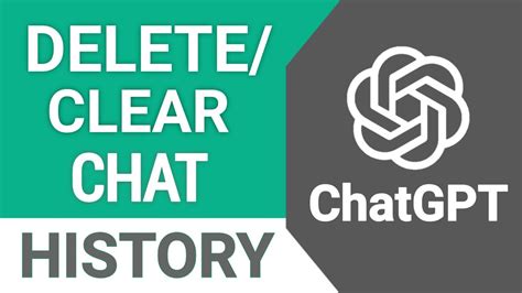 How To Delete Chatgpt Conversation History Clearremove All Chat History On Chatgpt Youtube