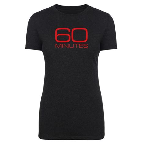 Cbs News 60 Minutes Logo Mujerescamiseta Tri Blend Paramount Shop