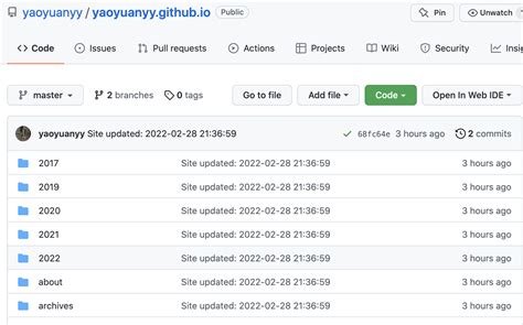 Github Actions实现hexo博客自动发布 Hexo