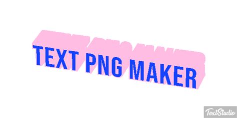 Text Png Maker 書体 アニメーションロゴデザイン