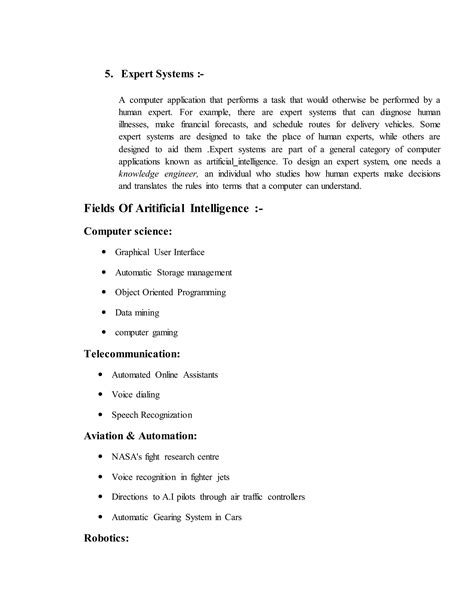 Mahakal Institute Of Technology Docx Artificial Intelligence Technology And Computing