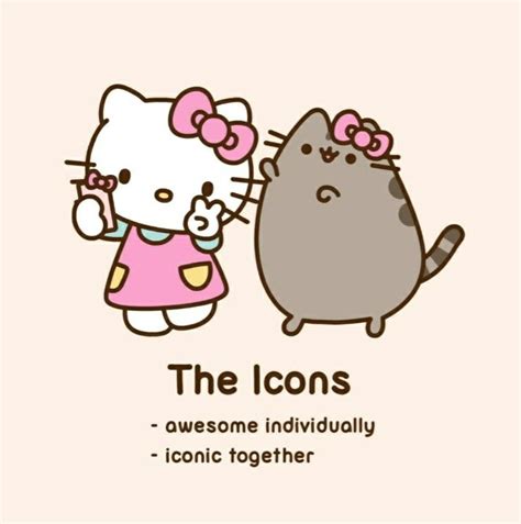 Hello Kitty And Pusheen The Cat 2025 Çizimler