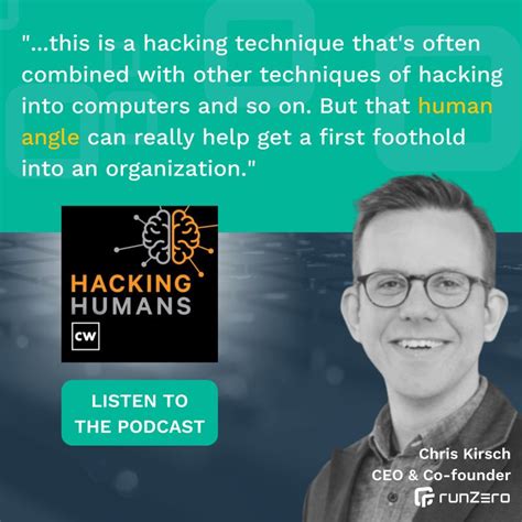runzero on linkedin hackinghumans