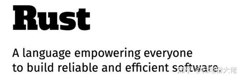 Rust 从入门到精通 01 简介 知乎 Rust 从入门到精通 01 简介 知乎