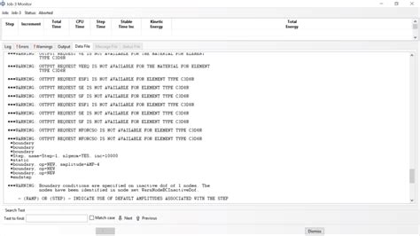 Analysis Input File Processor Exited With An Error Eng Tips
