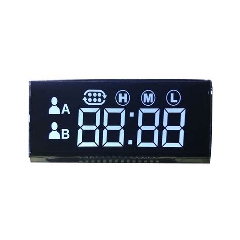 metal pin lcd digital display htn positive transflective segment lcd