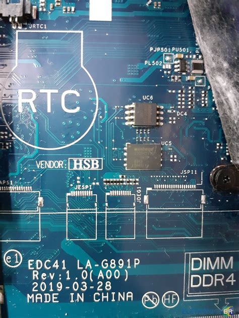 Dell Latitude 5400 5500 And Precision 3540 System Bios Edc41 La G891p 32mb 16mb 8mb Dell