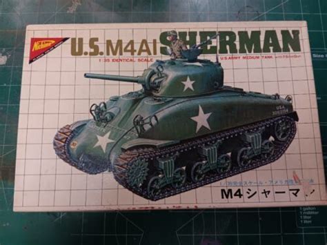 1980 1 35 M4a1 Sherman Nichimo Model Kit Sr3503 4689413092
