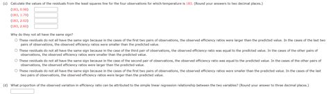 Solved X And Efficiency Ratio Y A Determine The Chegg Com