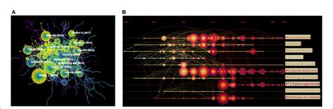 A Network Visualization Map Of Cited References In The Field Of Kd On Download Scientific