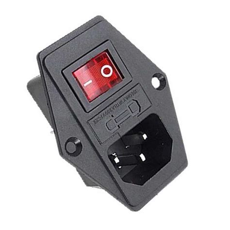 Power Supply Socket In Fuse Socket And Switch Opencircuit