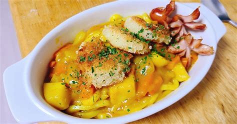 바삭한 튀김이 잘 어울리는 새우튀김카레우동 만들기