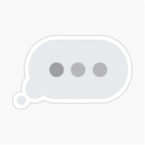 IMessage Typing Sticker For Sale By Jomojo Redbubble