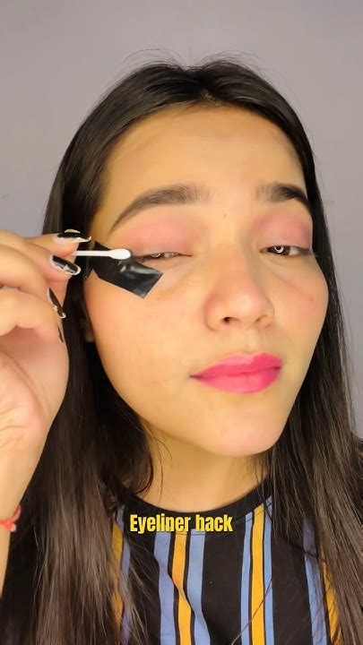Eyeliner Hack Using Cello Tape 😱🔥🔥 Viral Ytshorts Makeup Trendnow
