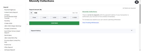 Monnify Collections Tutorial Bet9ja Help Site