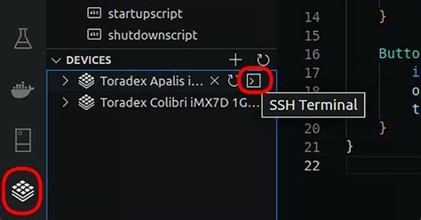 Ssh Using The Visual Studio Code Extension For Torizon Coding
